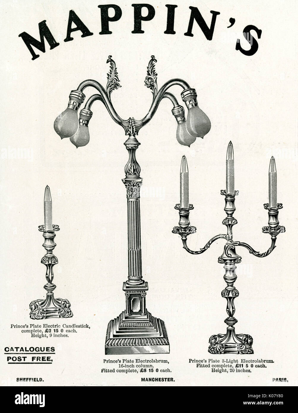 Light bulb electricity 1900s hi-res stock photography and images - Alamy