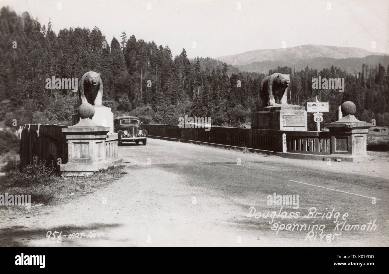 Douglas Bridge, Redwood Highway, California, USA Stock Photo - Alamy