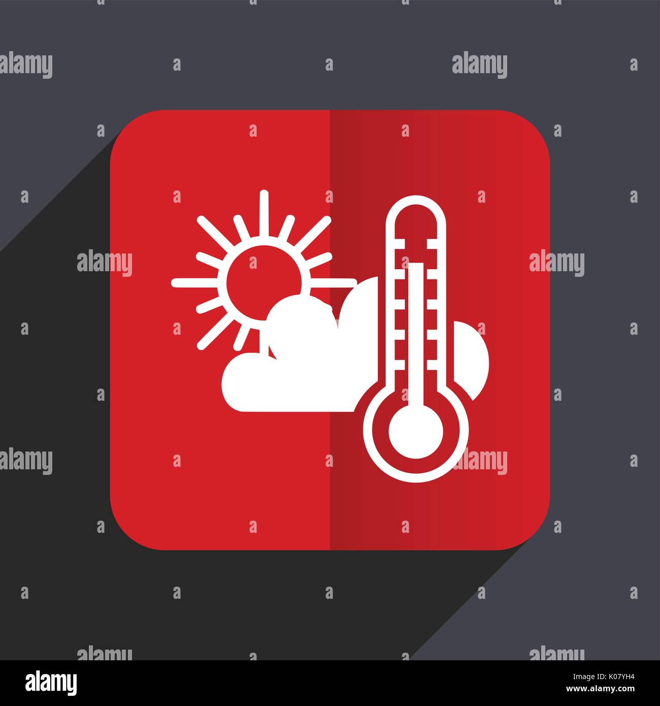 Weather forecast red square hi-res stock photography and images - Alamy