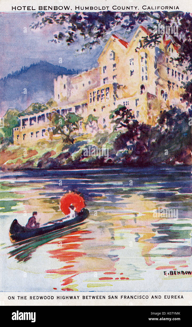 Hotel Benbow, Humboldt County, California, USA Stock Photo - Alamy