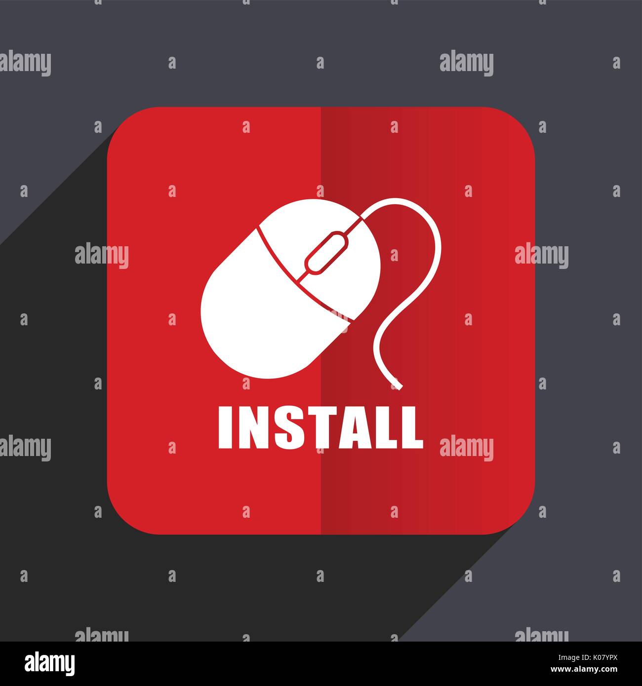 Install flat design web hi-res stock photography and images - Alamy