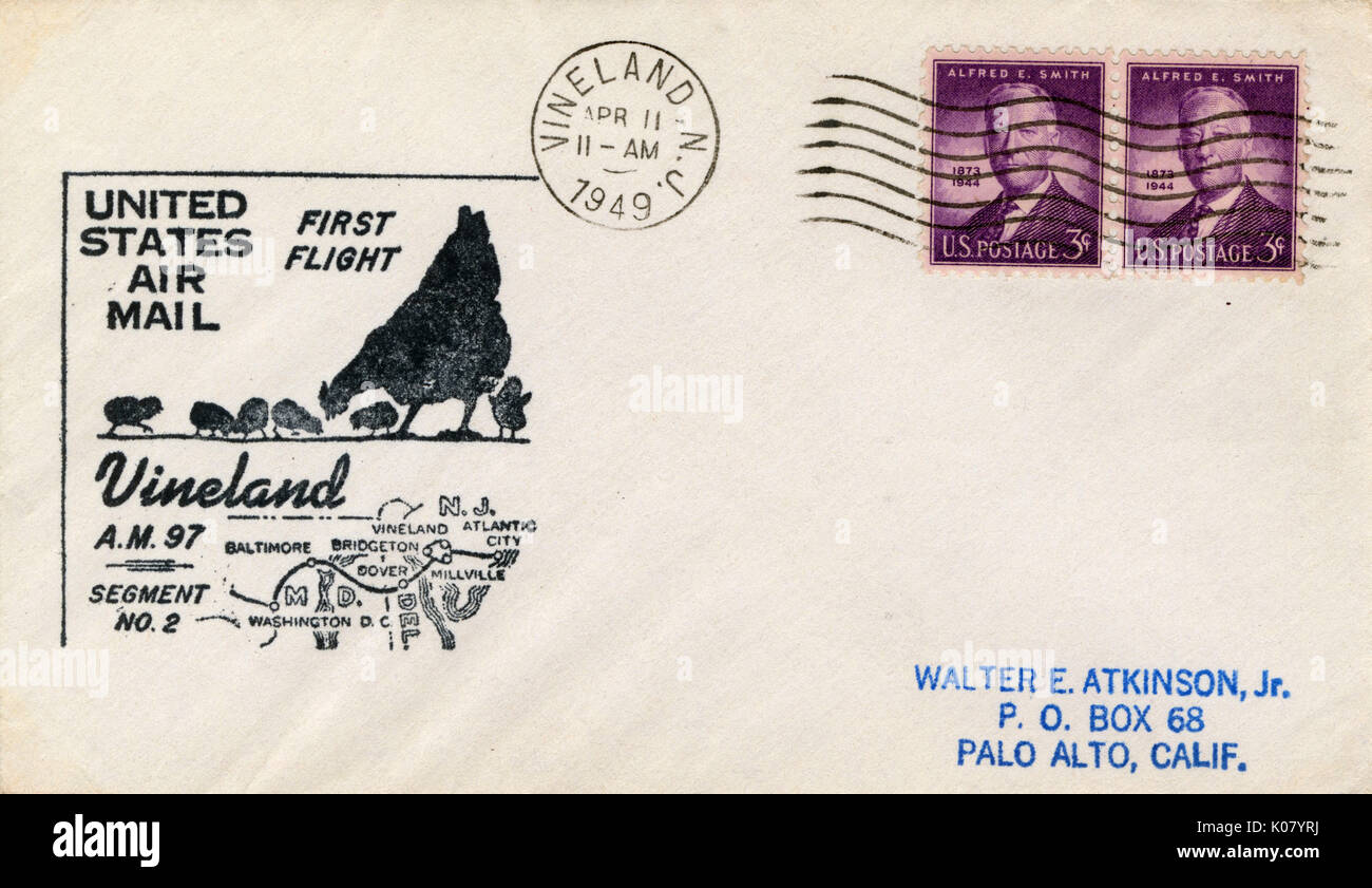 Commemorative envelope with stamps Stock Photo - Alamy