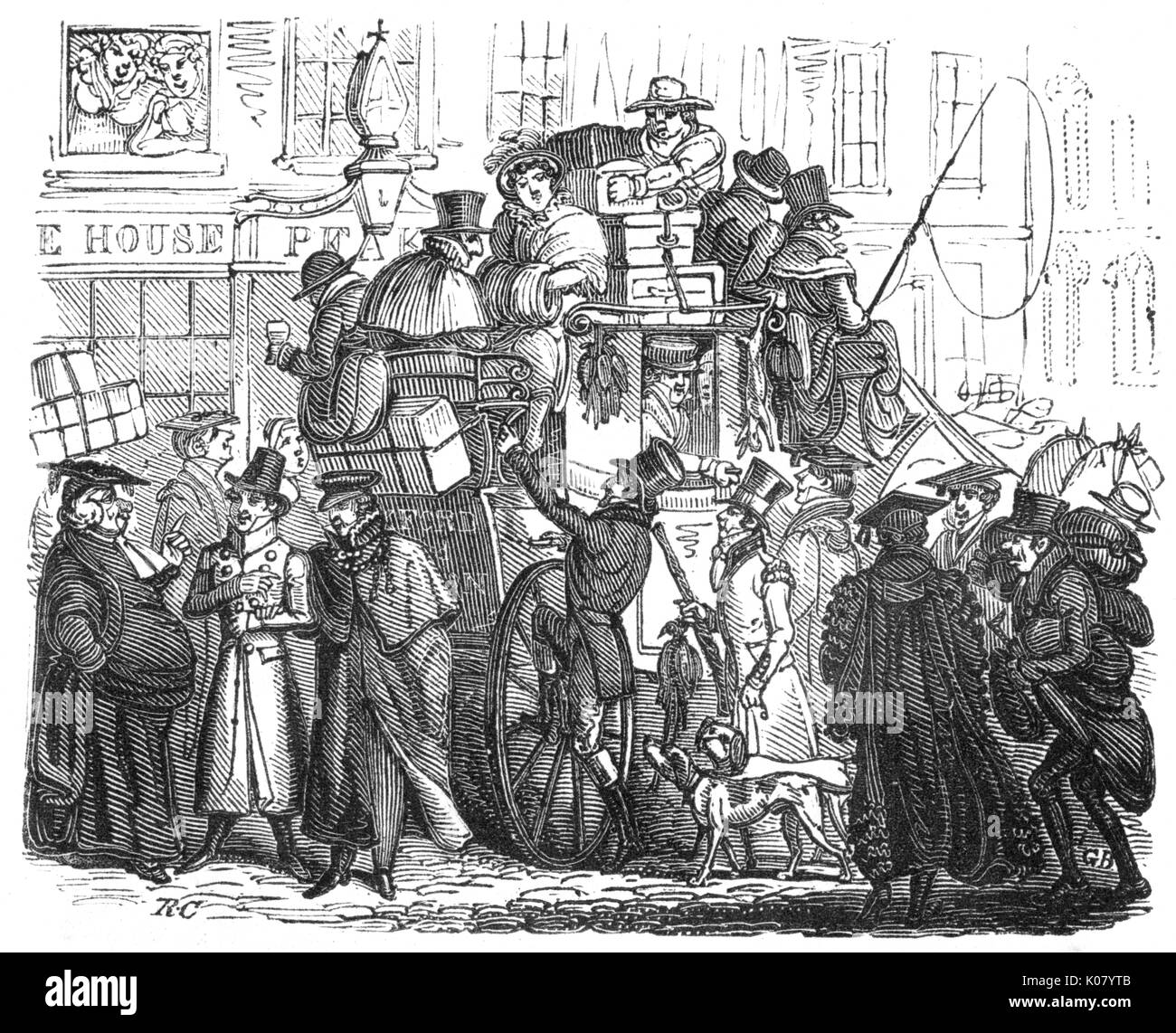 Travel by coach Black and White Stock Photos & Images - Alamy