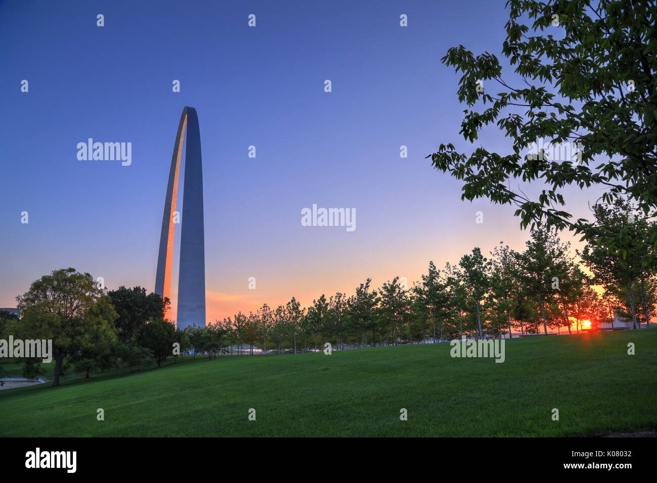 The Gateway Arch in St. Louis, Missouri Stock Photo - Alamy