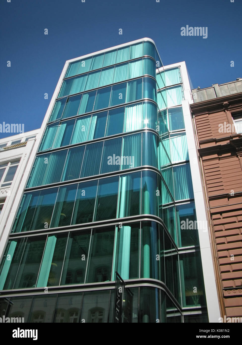 Glass front building Stock Photo - Alamy