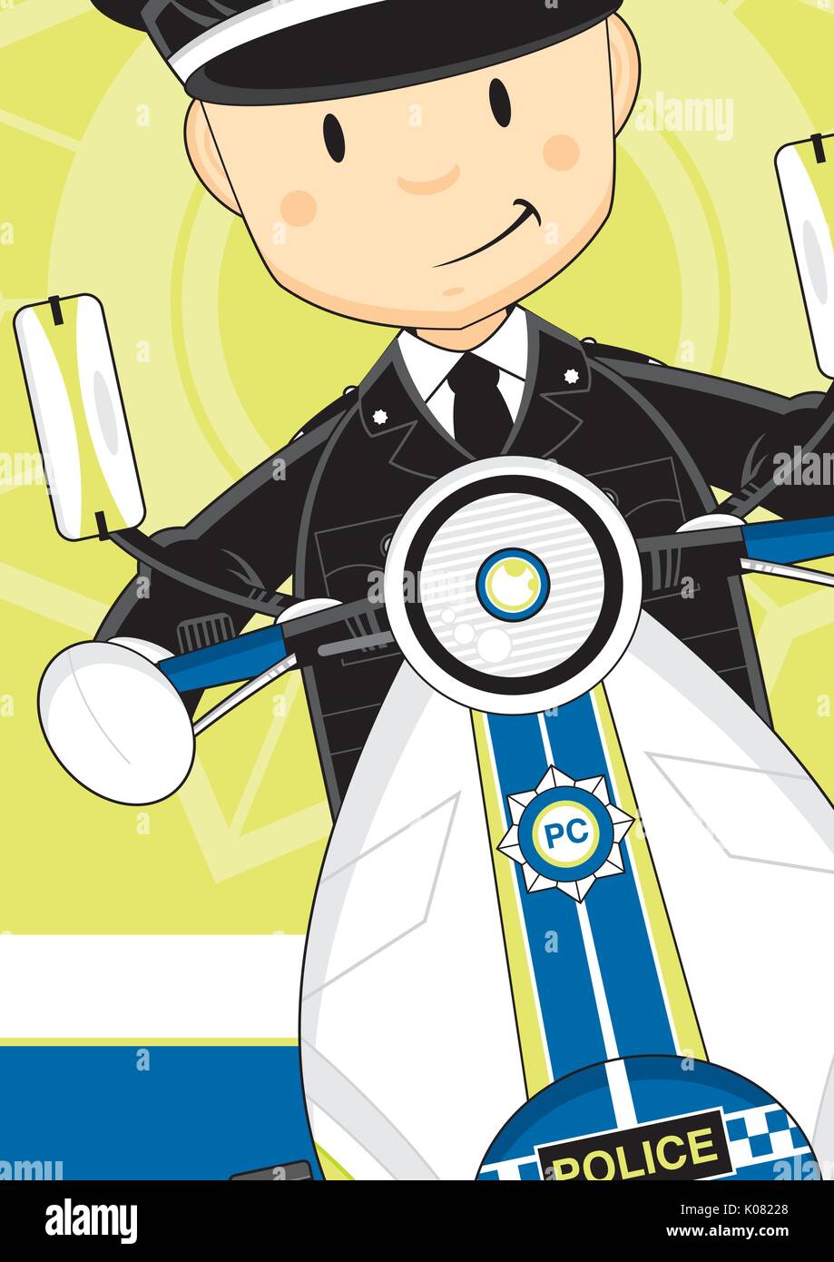 British transport police officer on Stock Vector Images - Alamy