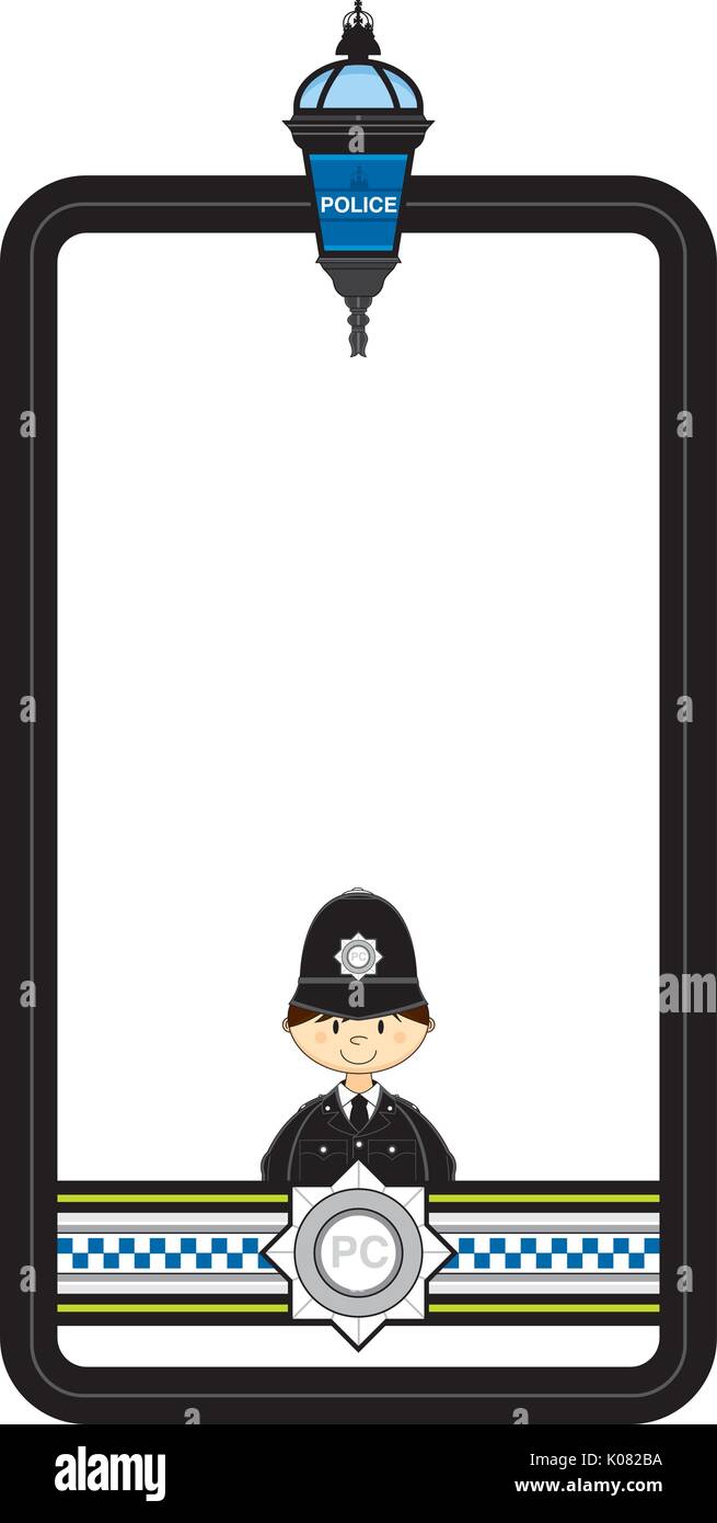 British policemen Stock Vector Images - Alamy