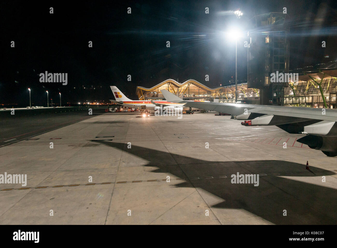 T4 terminal at Barajas Airport in Madrid, Spain Stock Photo - Alamy