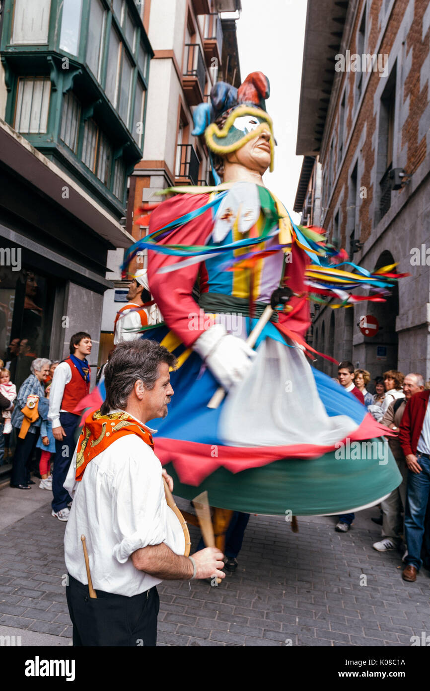 Comparsa De Gigantes Y Cabezudos Tolosa in Tolosa Spain - Giants and ...