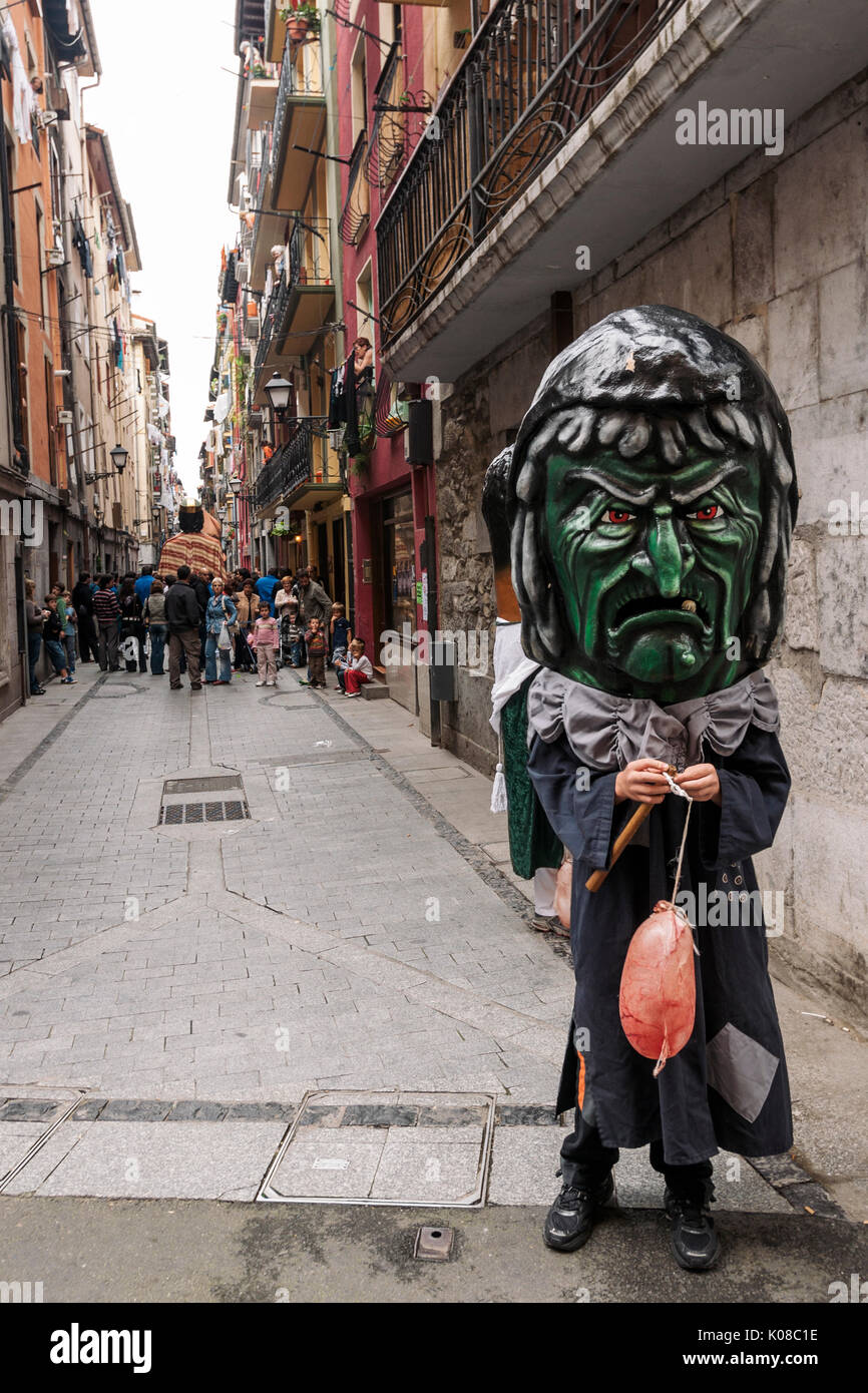 Comparsa De Gigantes Y Cabezudos Tolosa in Tolosa Spain - Giants and ...