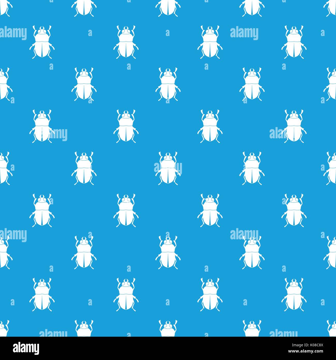 Bug pattern seamless blue Stock Vector Image & Art - Alamy