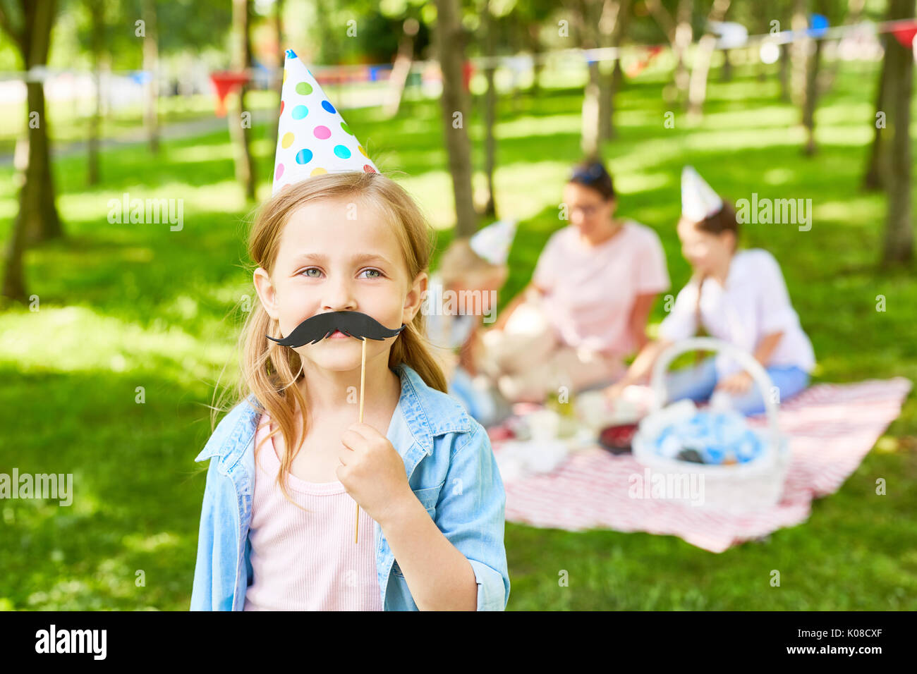 Girl having fun Stock Photo - Alamy