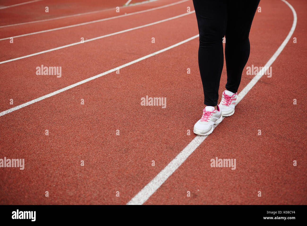Walk on racetrack Stock Photo - Alamy