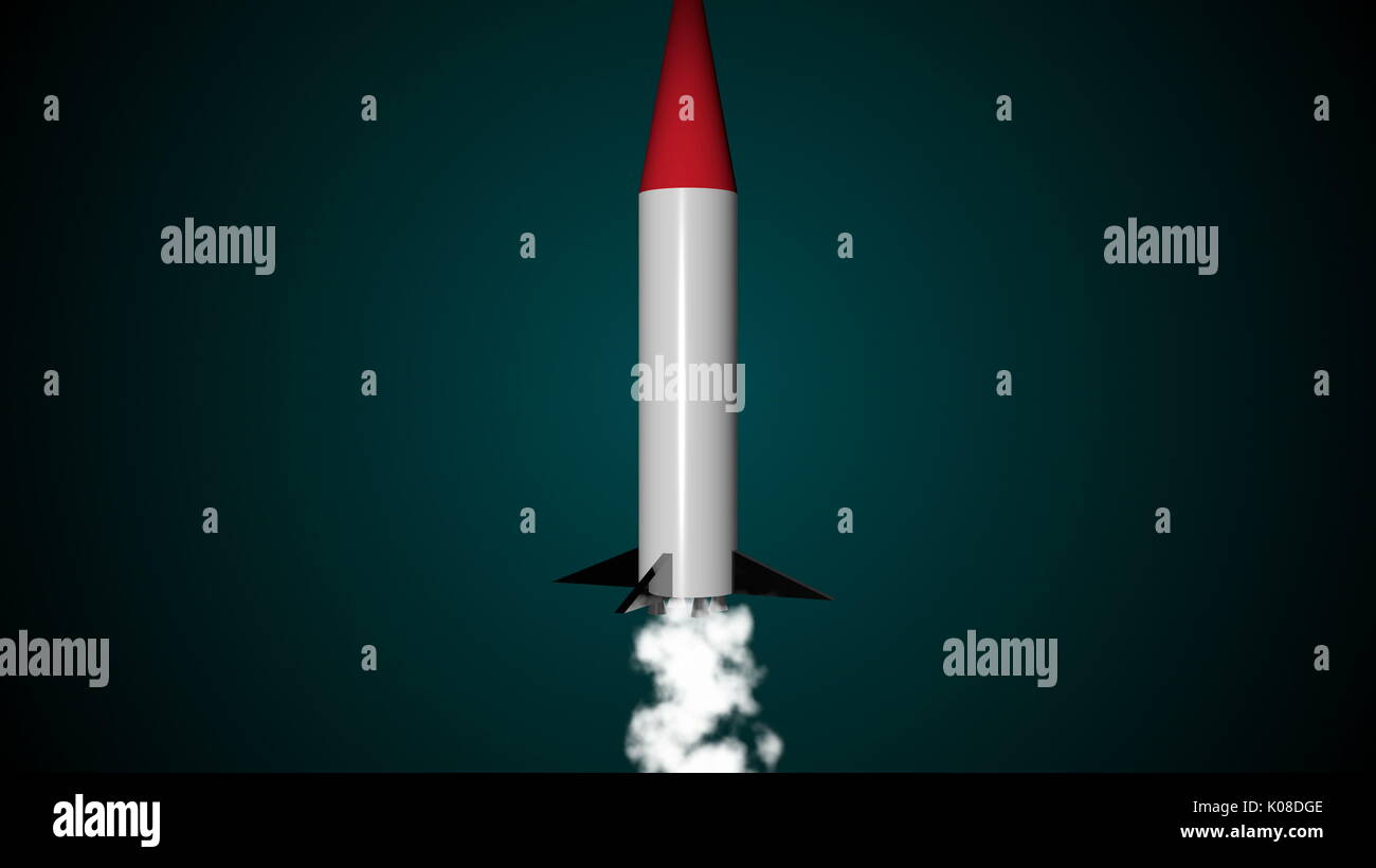 Abstract background with rocket launch Stock Photo - Alamy