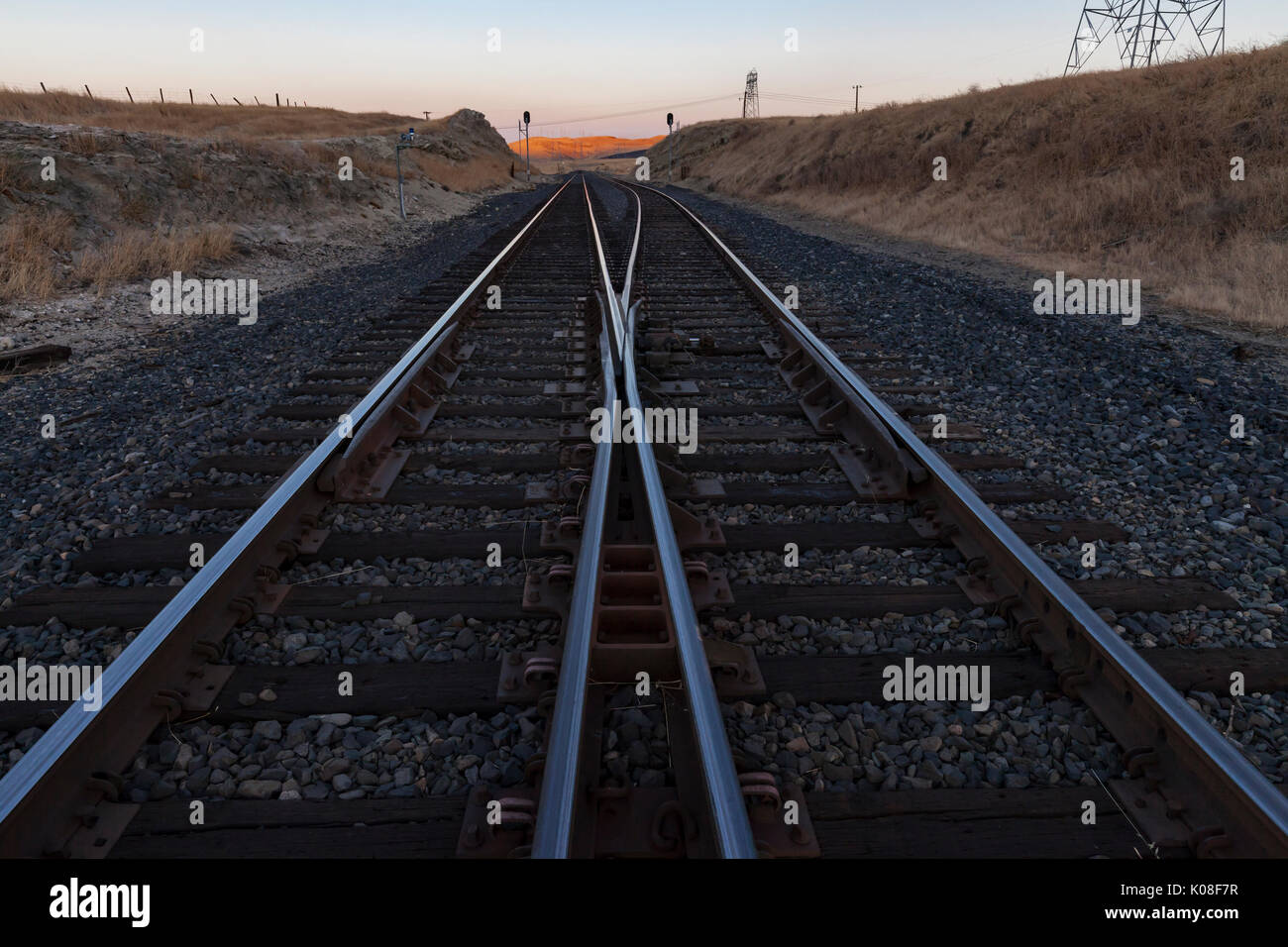Southern pacific railroad tracks hi-res stock photography and images ...