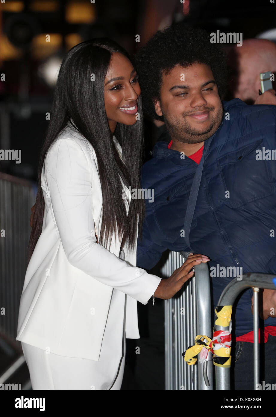 Singer Alexandra Burke leaves Broadcasting House, London, after ...