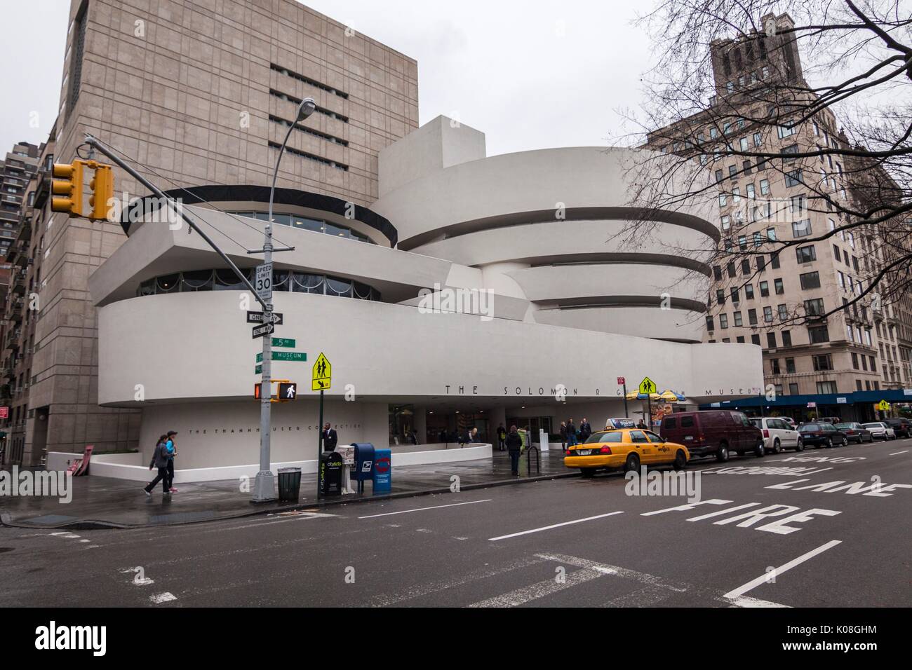 USA, New York State, New York City, Manhattan, Solomon R Guggenheim ...