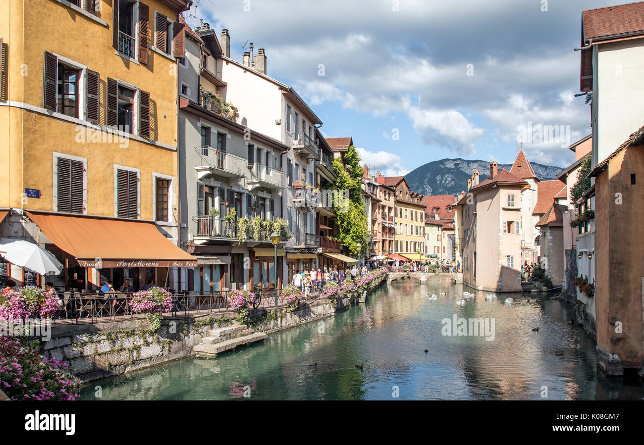 The Medieval Center of Annecy France Stock Photo - Alamy