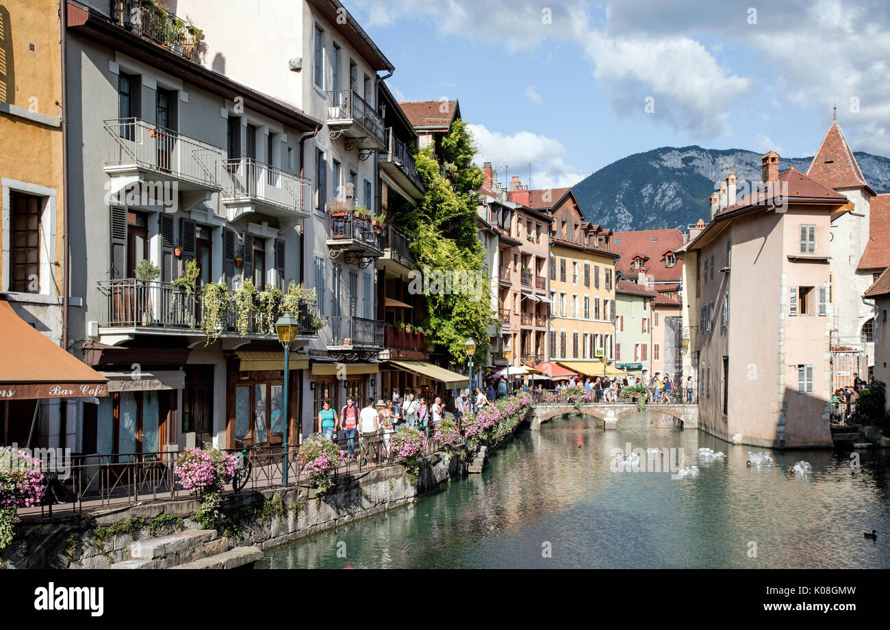 The Medieval Center of Annecy France Stock Photo - Alamy