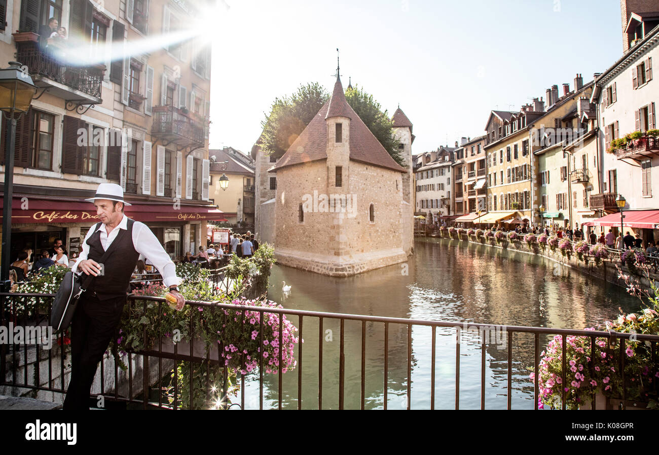 The Medieval Center of Annecy France Stock Photo - Alamy