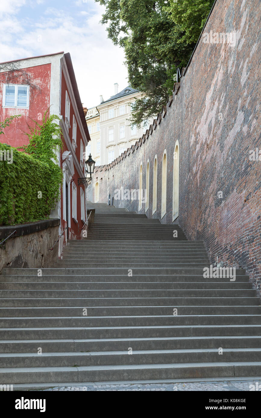 Old castle steps prague czech hi-res stock photography and images - Alamy