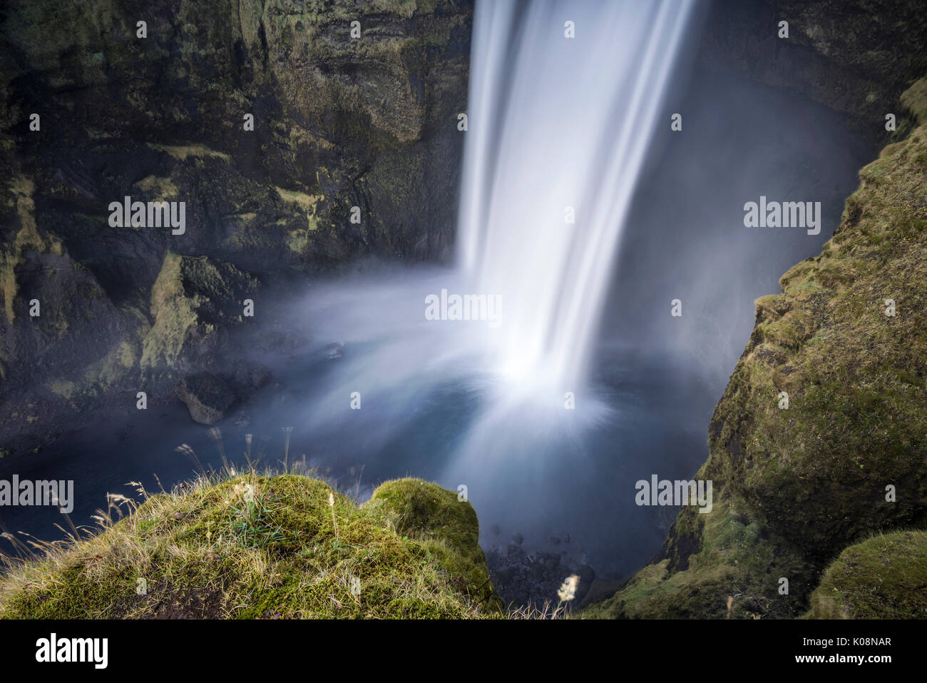 Skogafoss waterfall, Skogar, Gardabaer, Capital Region, Iceland, Europe ...