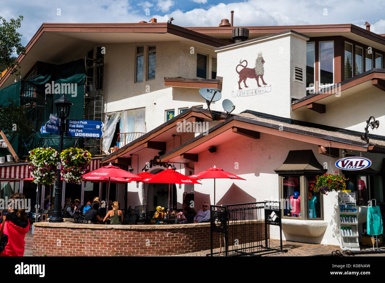 Red Lion Restaurant in Vail Ski Resort, Vail, CO, United States Stock ...