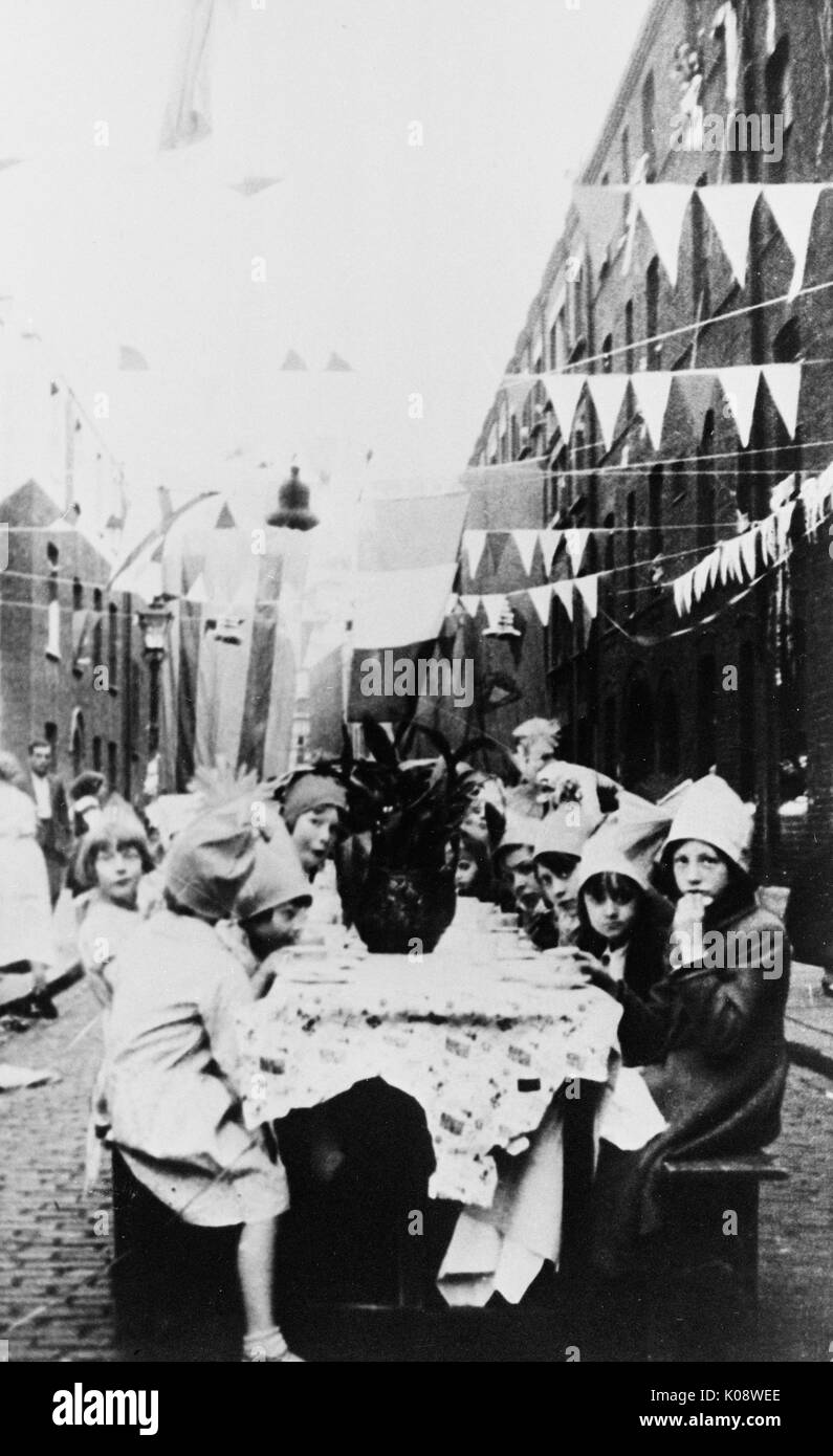 Flags party Black and White Stock Photos & Images - Alamy