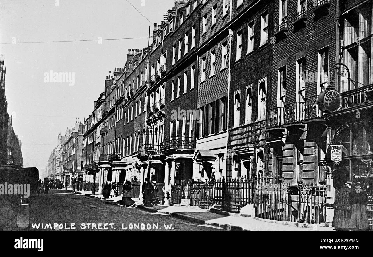 Wimpole Street, London W1 Stock Photo - Alamy