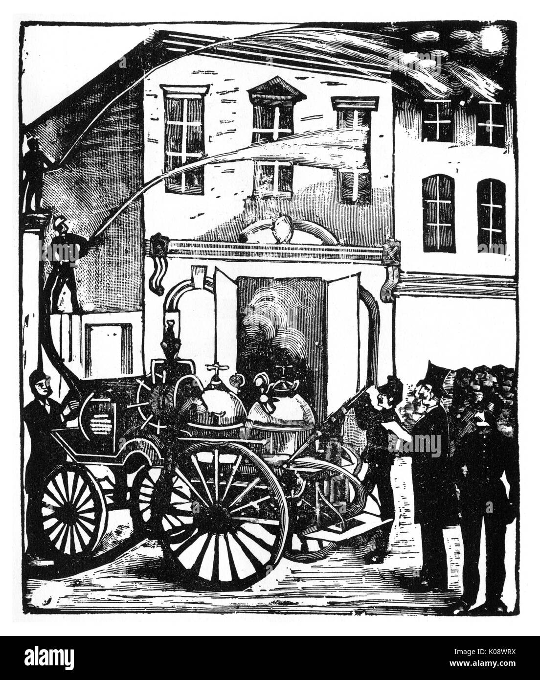 Posada, The conflagration, Mexico Stock Photo - Alamy