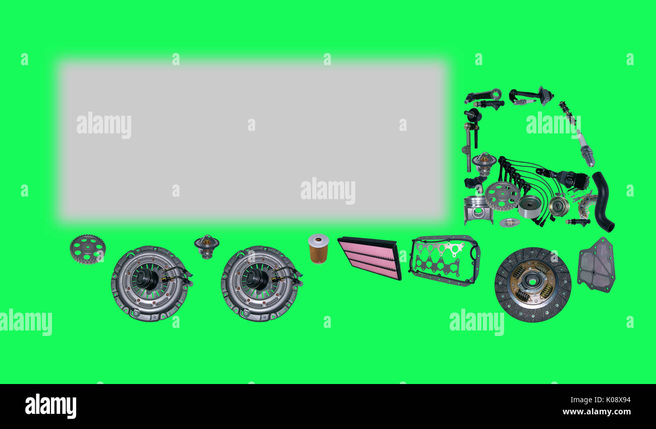 Images truck assembled from new spare parts. Cargo shop Stock Photo - Alamy