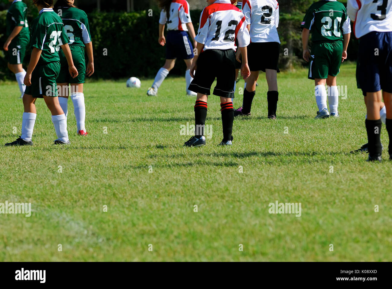Soccer players on field hi-res stock photography and images - Alamy