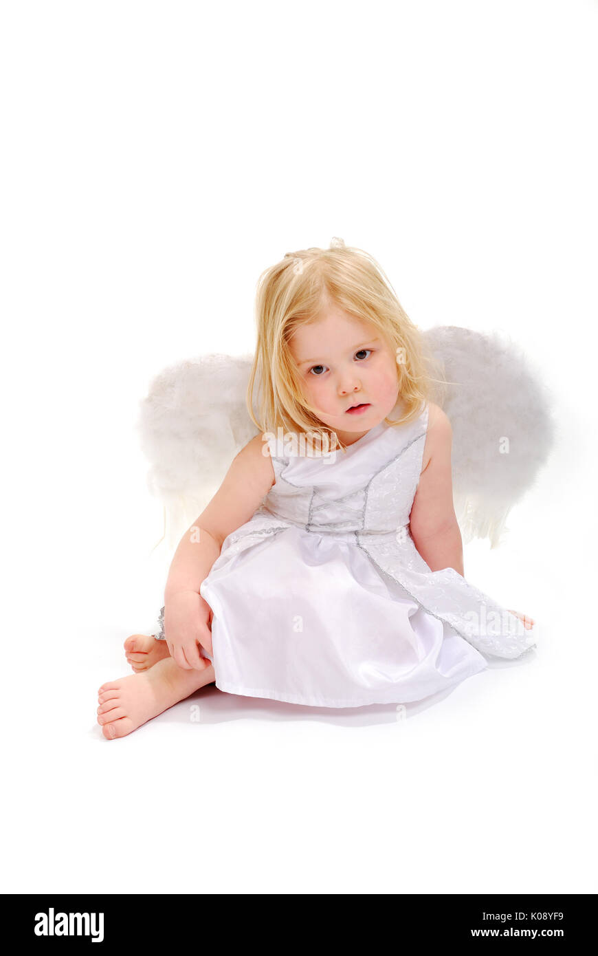 Small angel with wings hi-res stock photography and images - Alamy