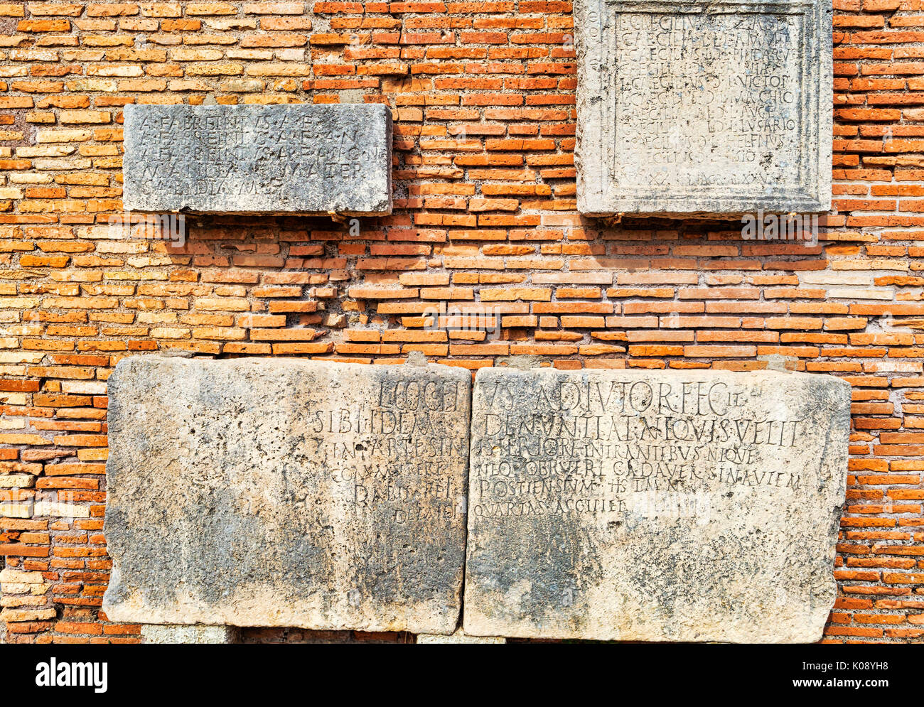 Engraved roman letters hi-res stock photography and images - Alamy