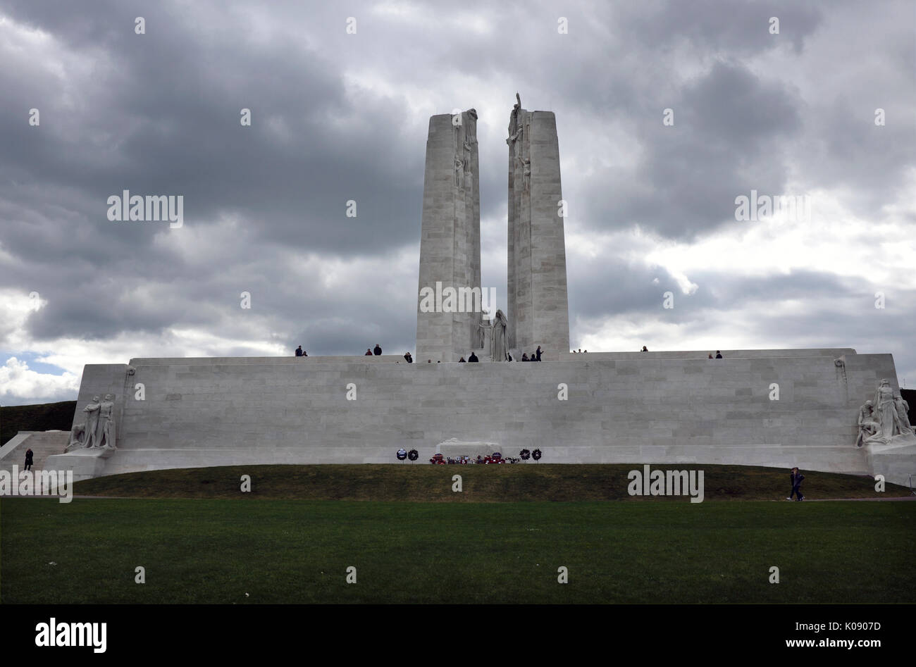 Canadian National Vimy Memorial, Vimy Ridge, France Stock Photo - Alamy