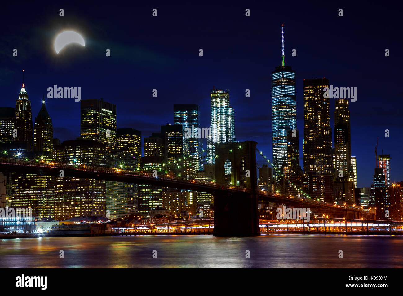 New york city solar eclipse hi-res stock photography and images - Alamy