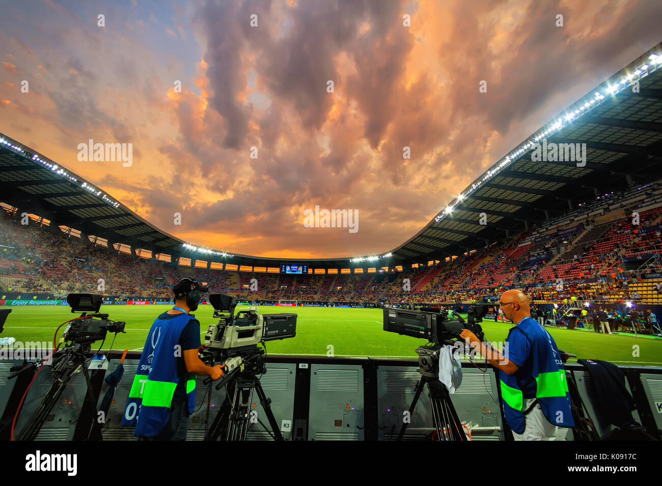 Skopje, FYROM - August 8,2017: Interior view of the full at Philip II ...