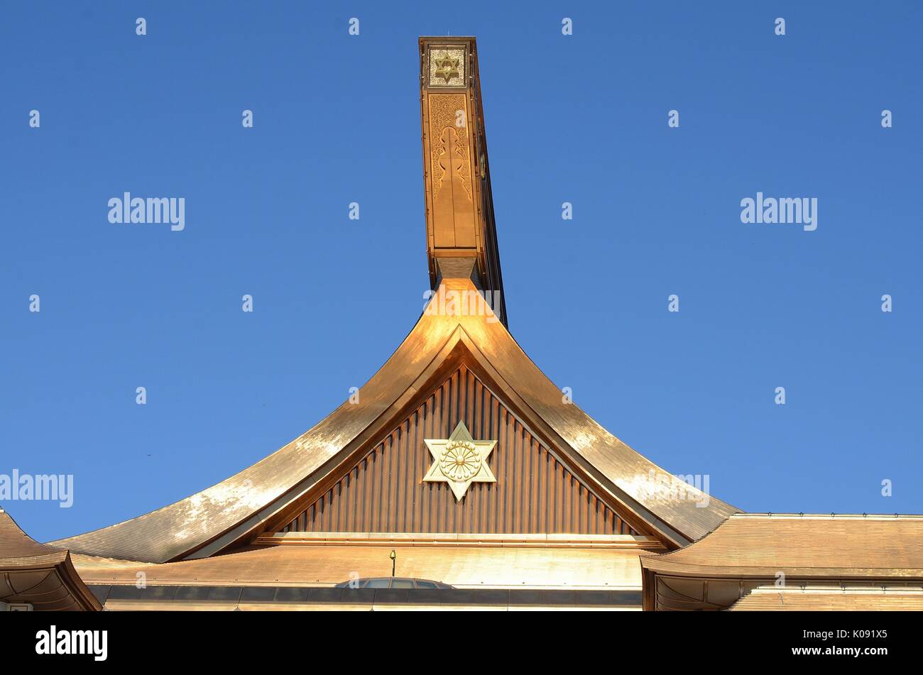 SUKYO MAHIKARI NEW WORLD RELIGION HEADQUARTERS, TAKAYAMA, JAPAN Stock ...