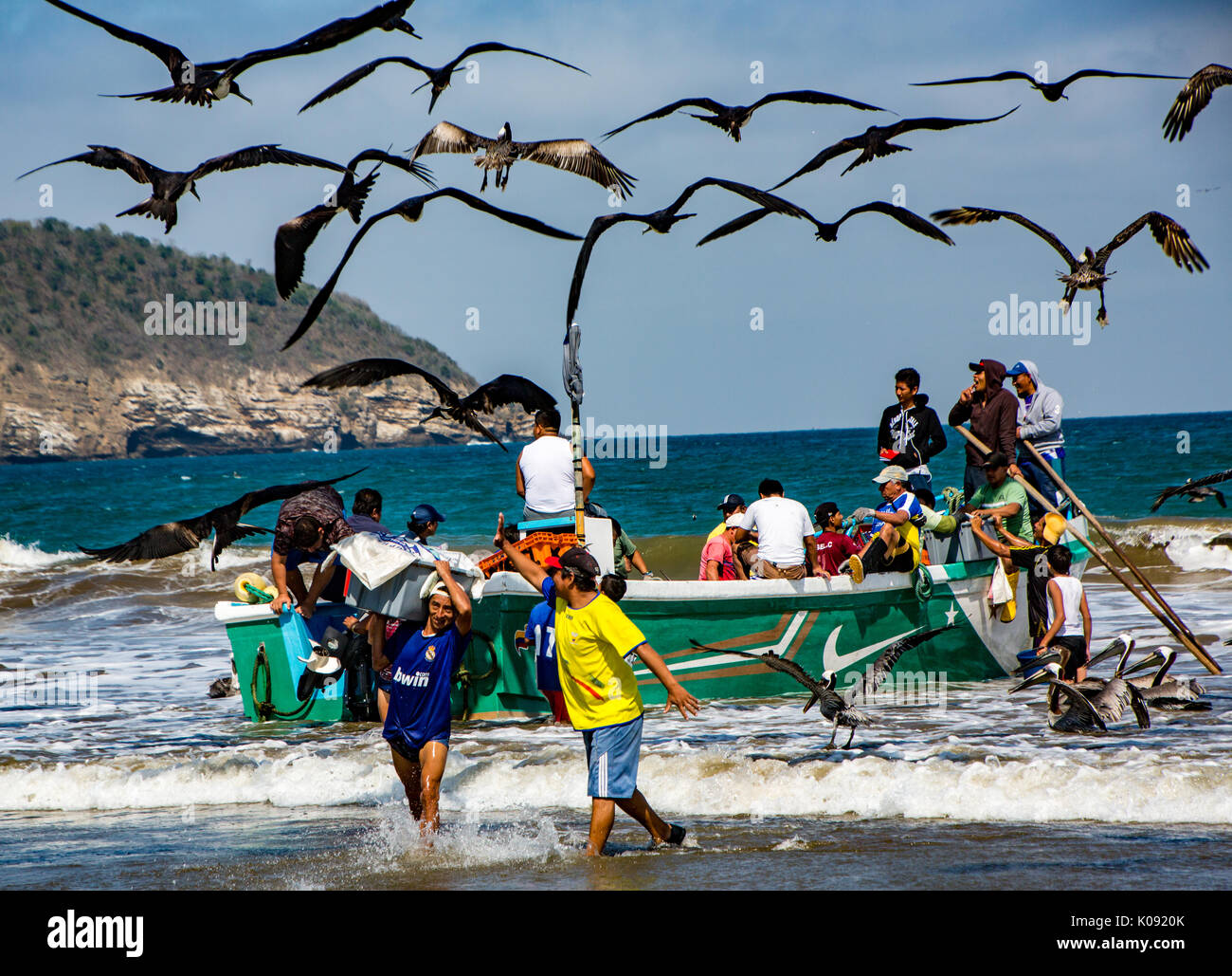 Fishermen carry fish hi-res stock photography and images - Alamy