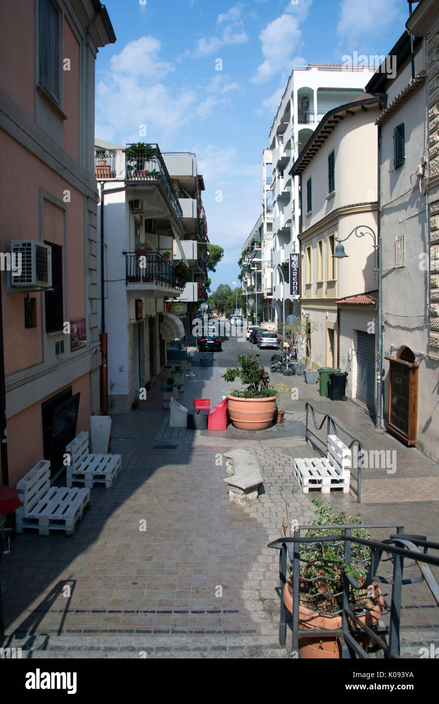 Traversa via Regina Elena - Soverato Stock Photo - Alamy