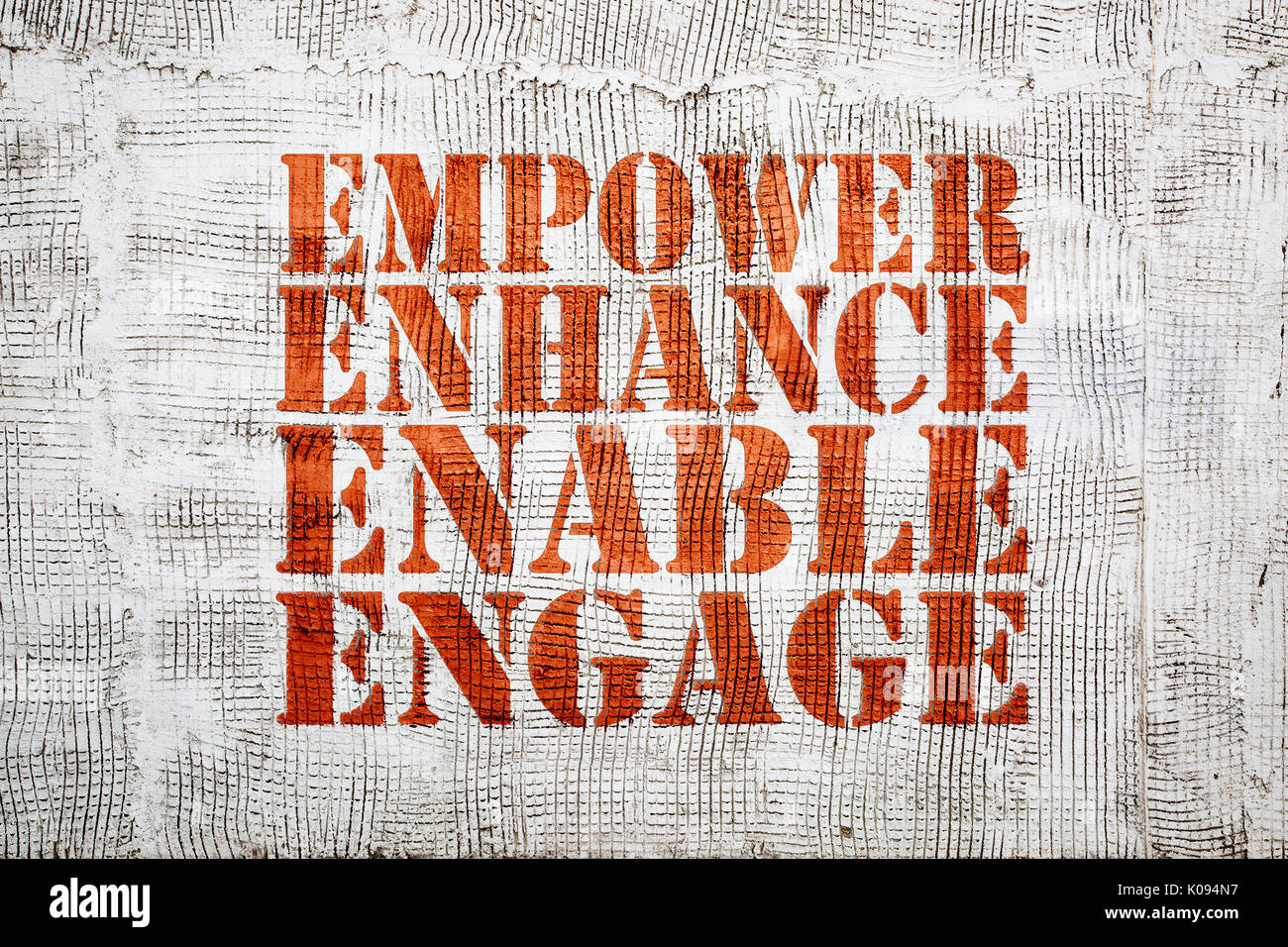 empower, engage, enable, and enhance inspirational leadership concept ...