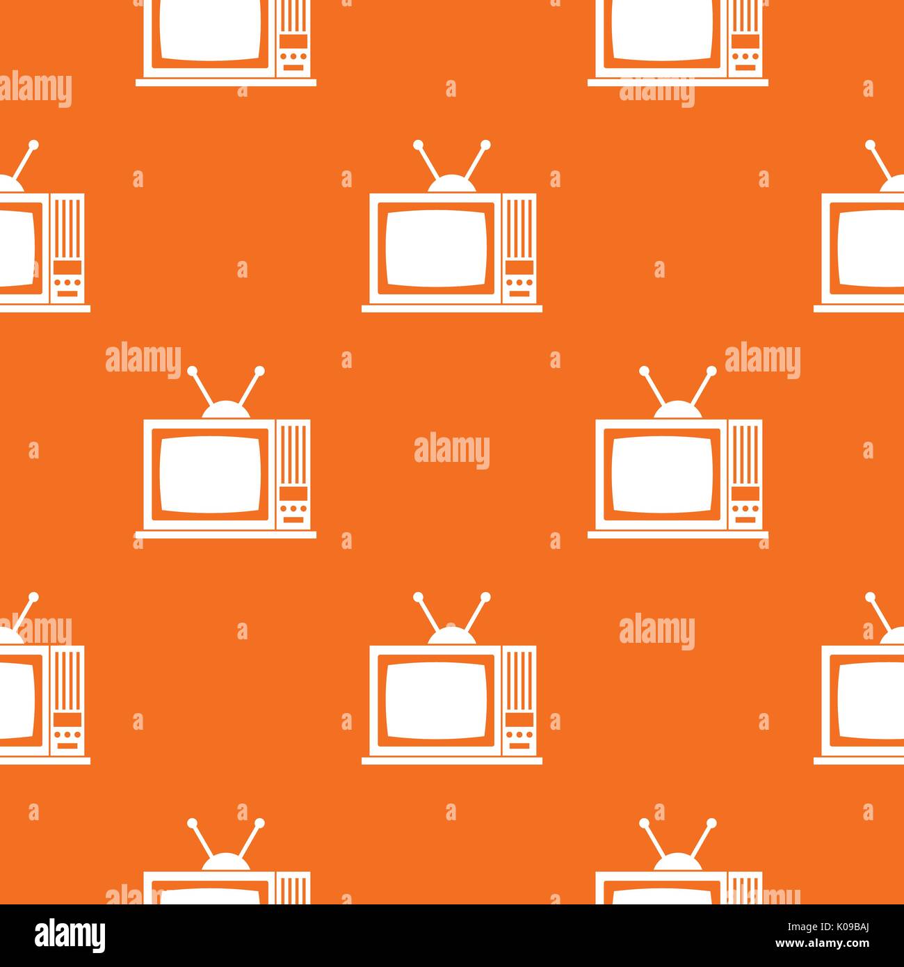 Retro TV pattern seamless Stock Vector Image & Art - Alamy