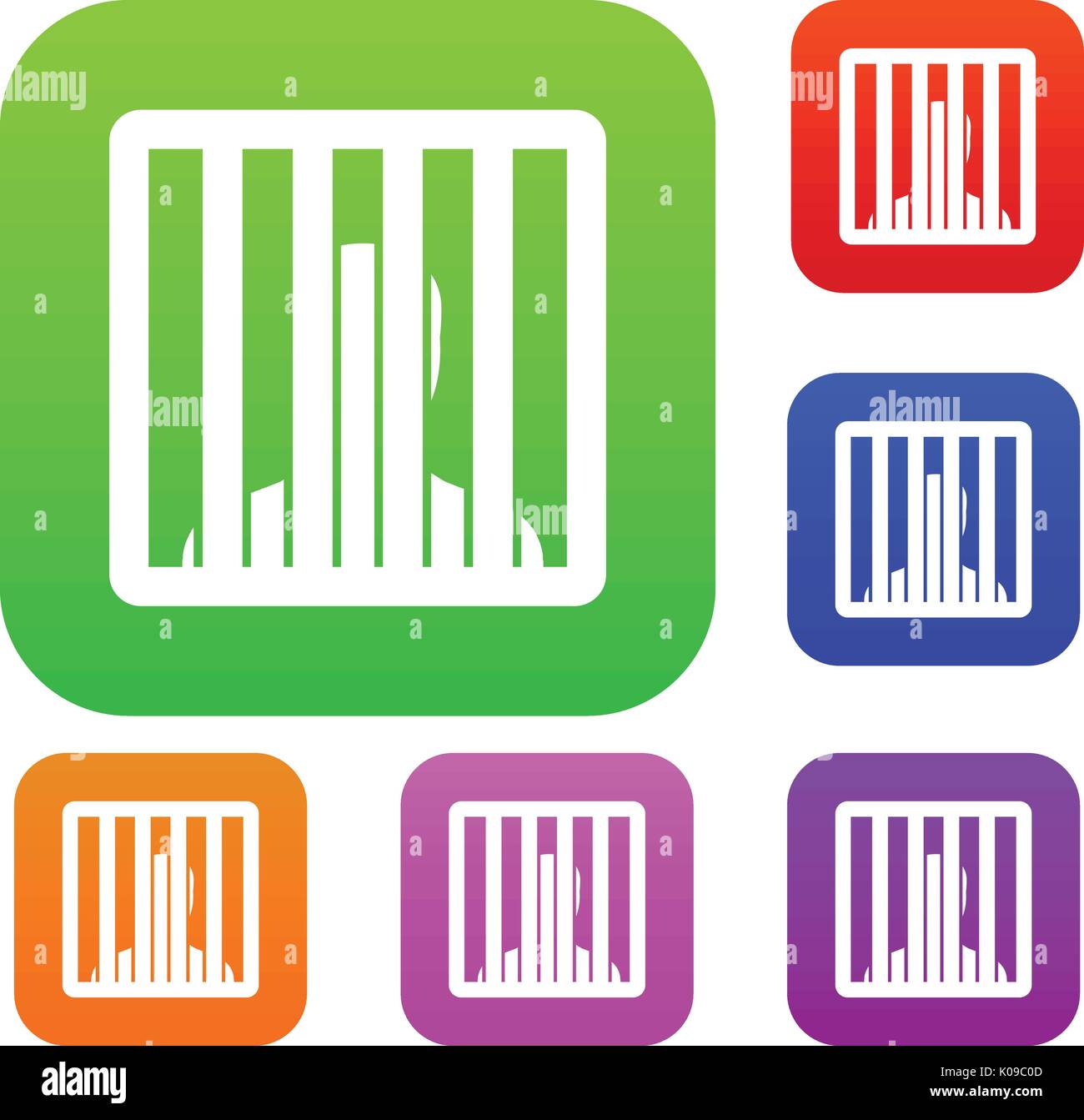 Man behind jail bars set collection Stock Vector Image & Art - Alamy