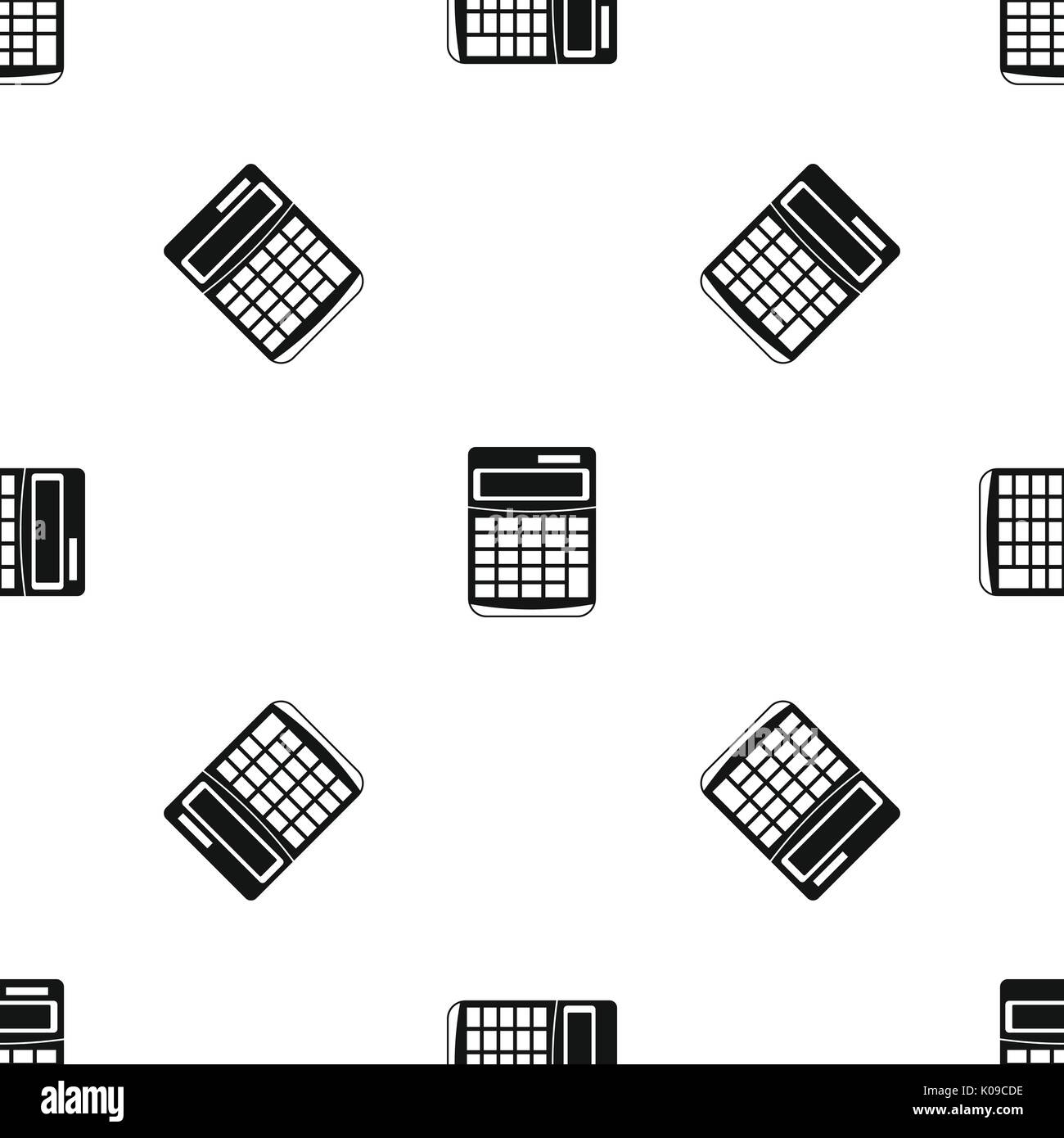 Calculator pattern seamless black Stock Vector Image & Art - Alamy