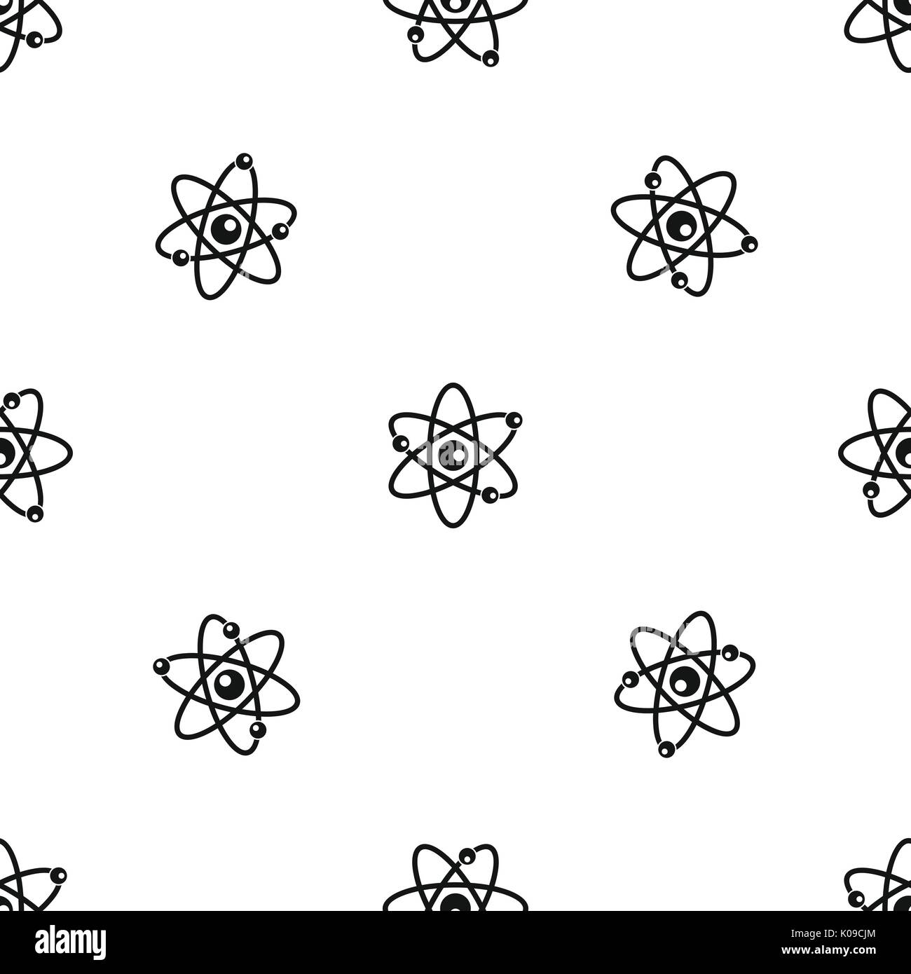 Molecules of atom pattern seamless black Stock Vector Image & Art - Alamy