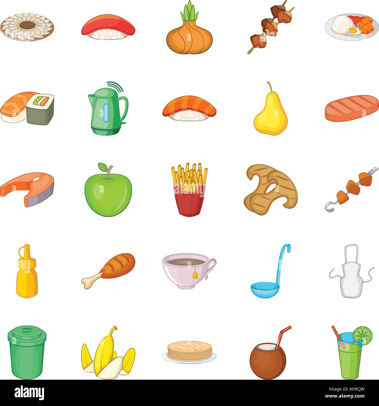 Tropical sushi Stock Vector Images - Alamy