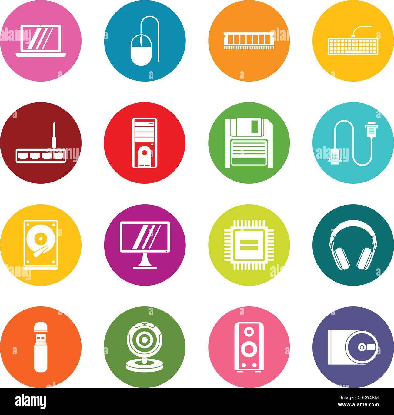 Tablet and usb stick Stock Vector Images - Alamy