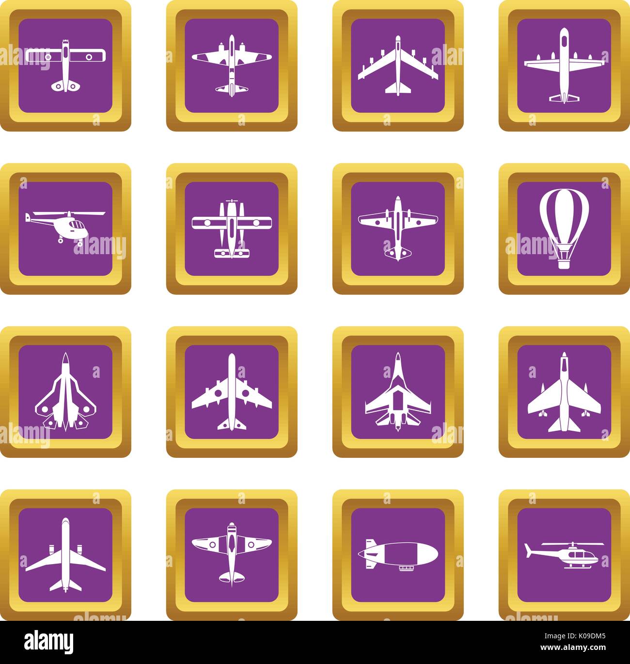 Purple jet plane Stock Vector Images - Alamy