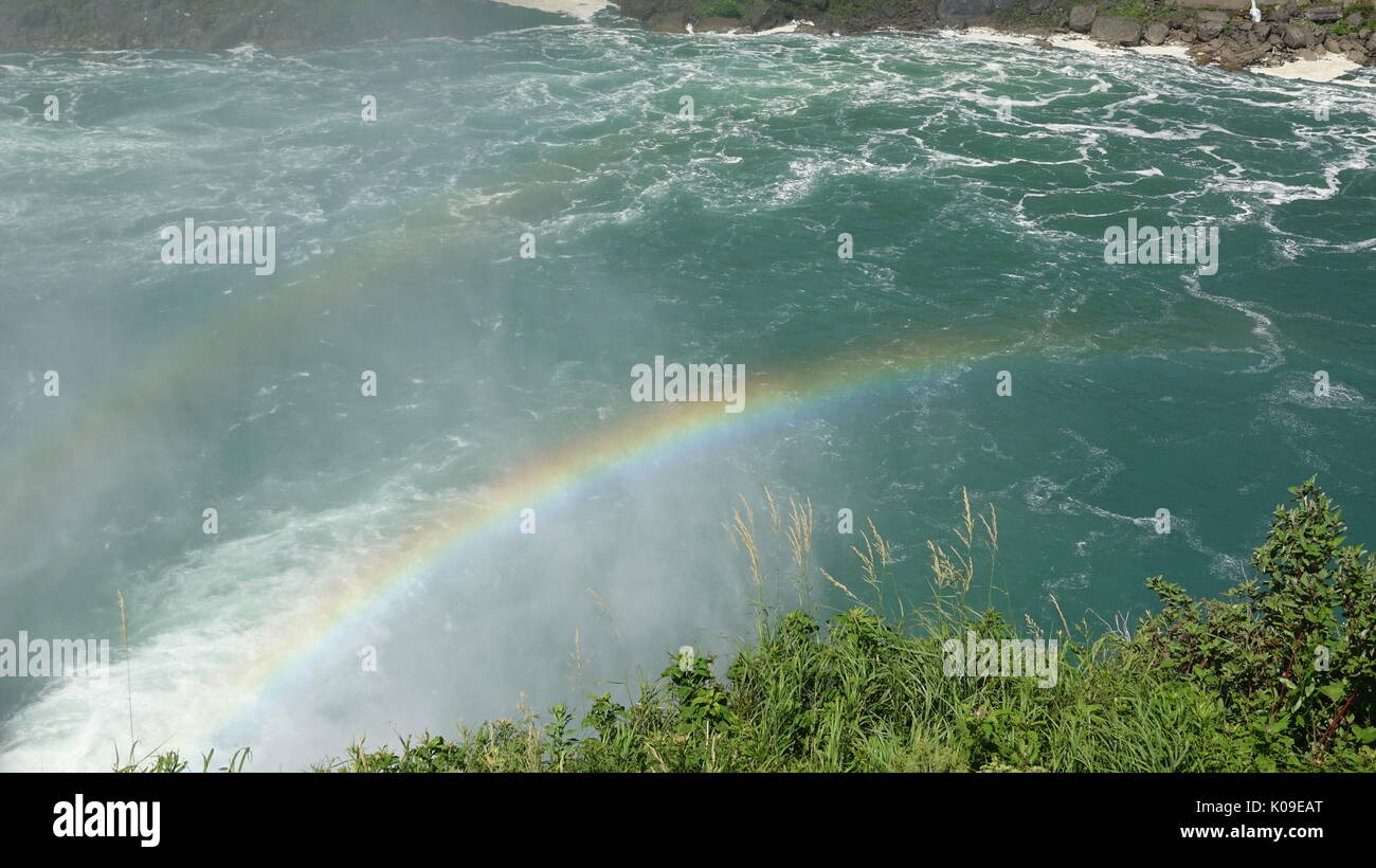 Rainbow And River Water Stock Photo - Alamy