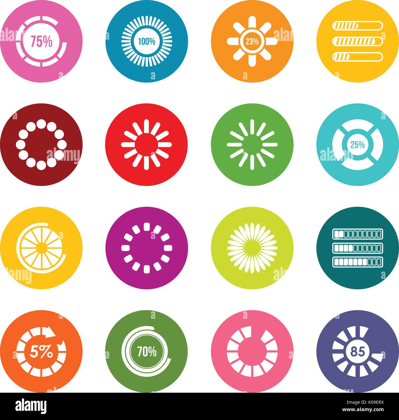 Loading bars and preloaders icons many colors set Stock Vector Image ... Loading bars and preloaders icons many colors set Stock Vector Image ...